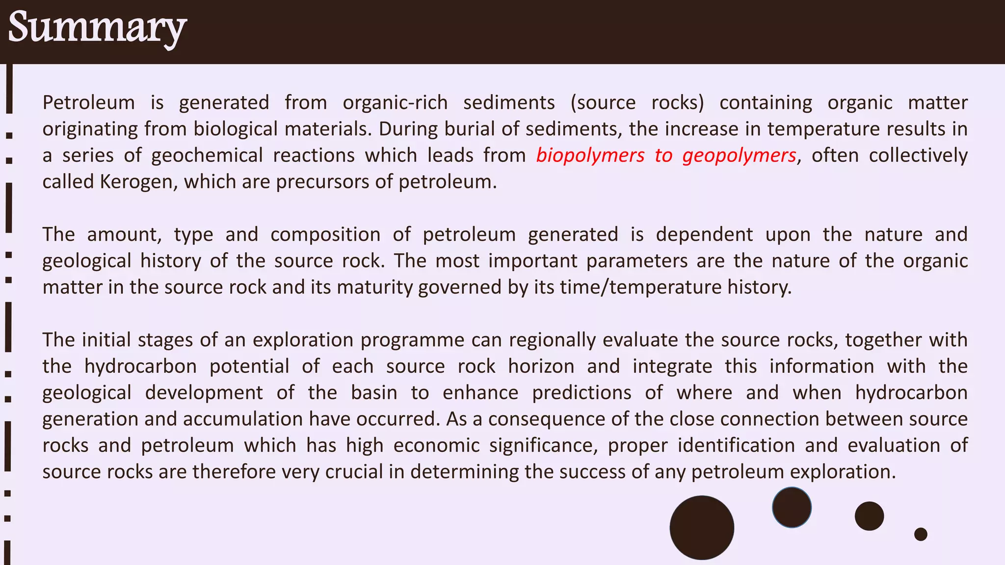 Concept of Source Rock Characterisation | PPTX