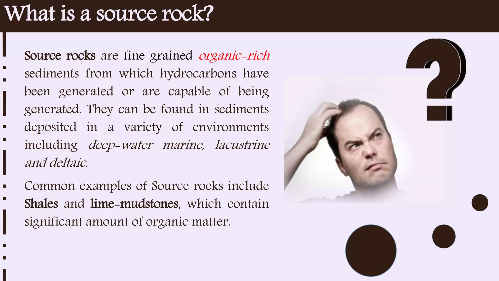 Concept of Source Rock Characterisation | PPTX
