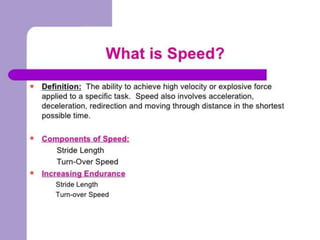 Speed Definition