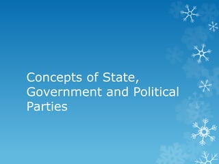 Concept of state and government | PPT