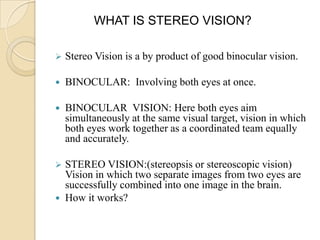 Concept of stereo vision based virtual touch | PPT | Free Download