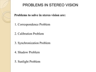 Concept of stereo vision based virtual touch | PPT