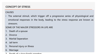 CONCEPT OF STRESS | PPTX