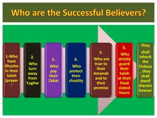 Concept of success in islam | PPTX | Islam | Religion & Spirituality