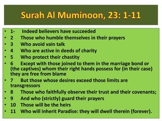 Concept of success in islam | PPTX | Islam | Religion & Spirituality