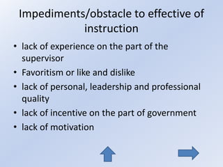 Concept of supervision | PPTX