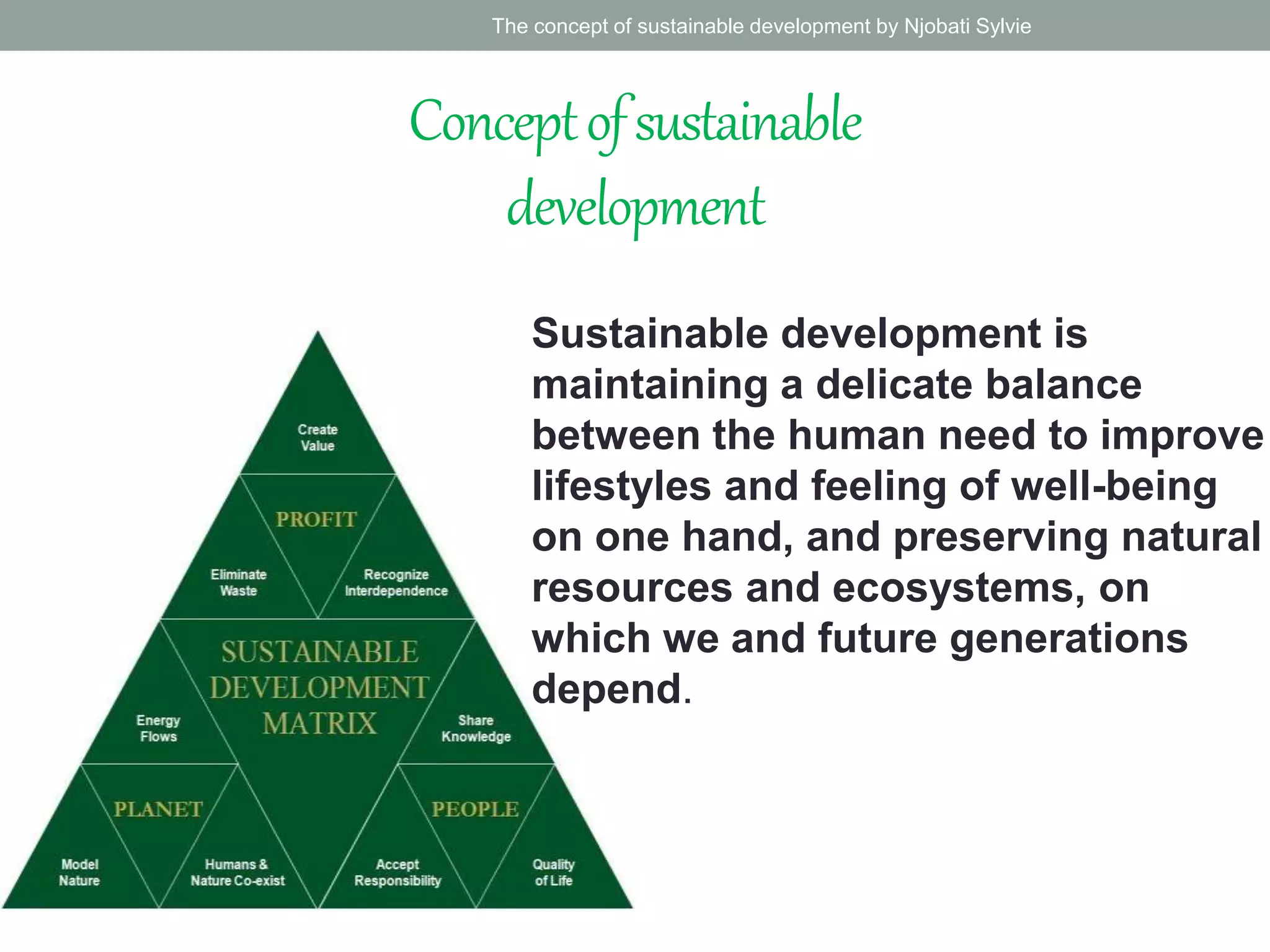 Concept of sustainable Development | PPTX