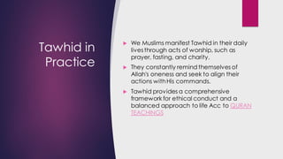 Concept of tawhid in islam | PDF