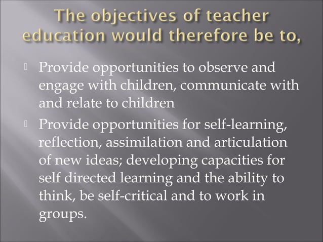Concept of teacher training & Education | PPT