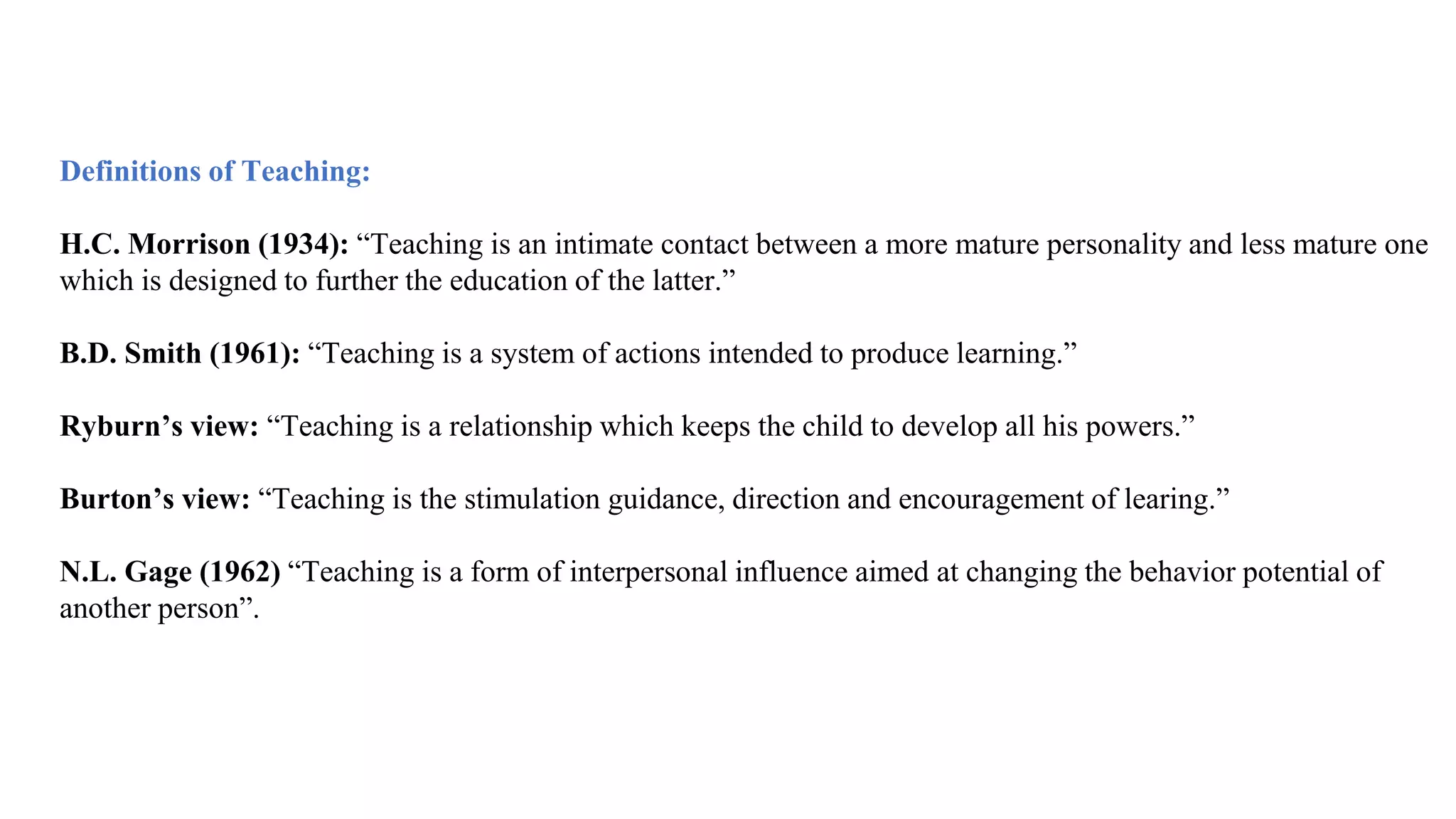 Concept of teaching | PPT