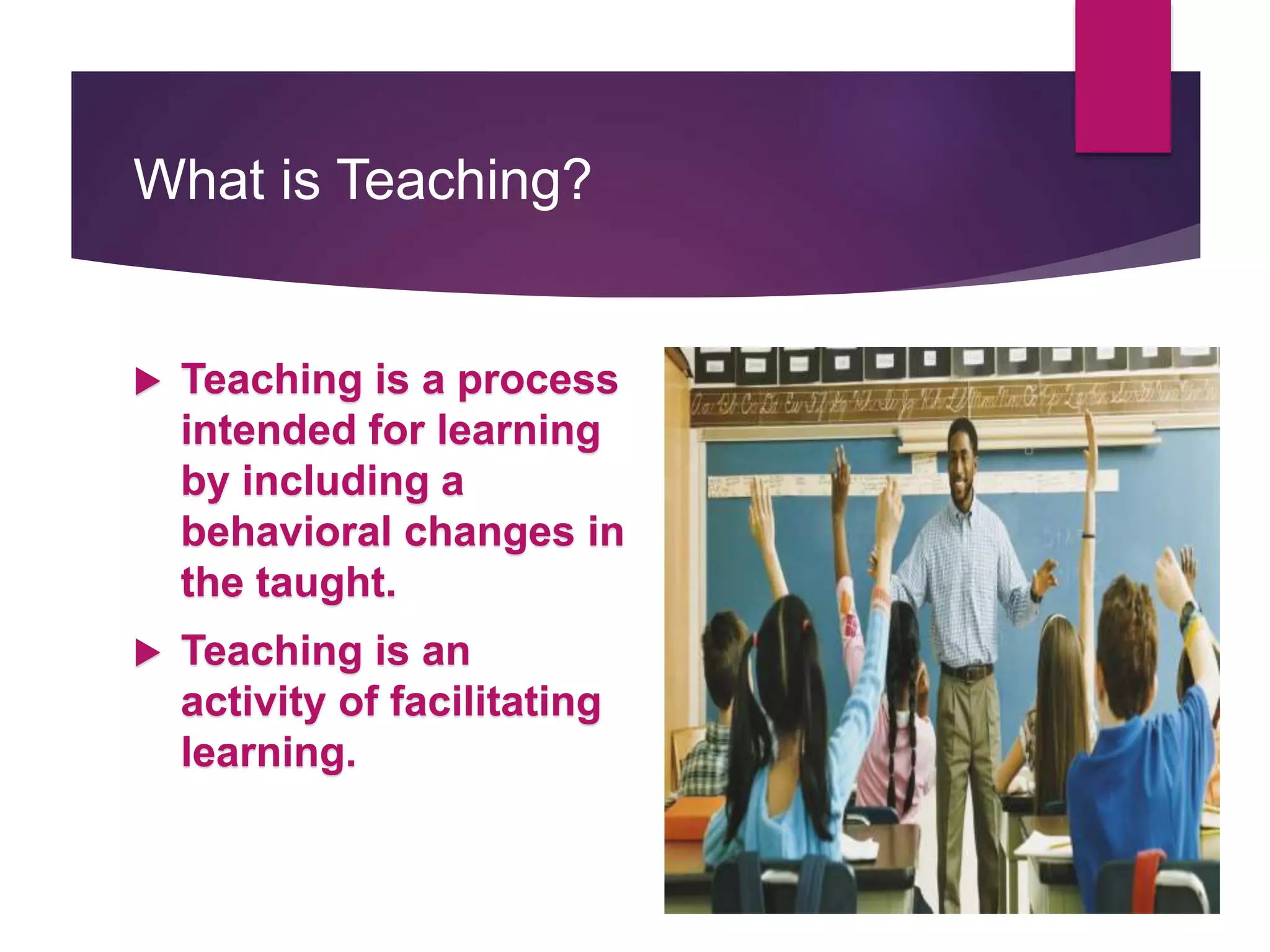 Concept of teaching | PPTX