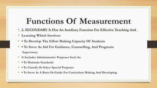 Concept of Test, Measurement, Assessment and Evaluation | PPTX