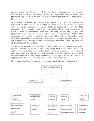Concept of total economic value in environmental management | PDF