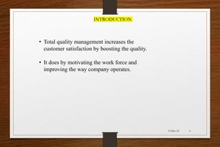 CONCEPT OF TOTAL QUALITY MANAGEMENT IN PHARMACY | PPTX