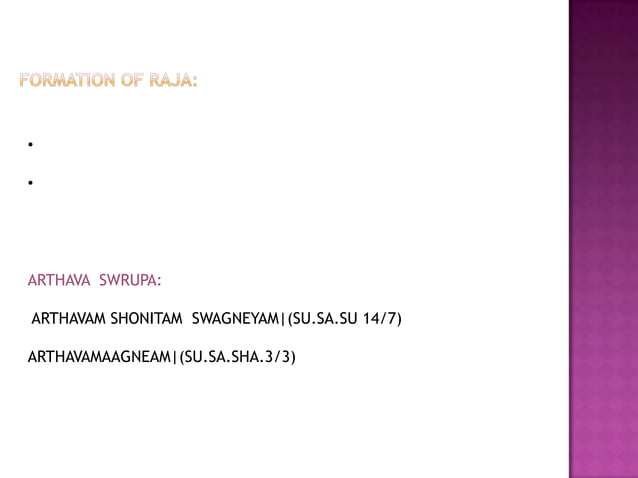 Concept of tridosha, dhatu,upadhatu,agni,panchamahabhuta in relation to ...