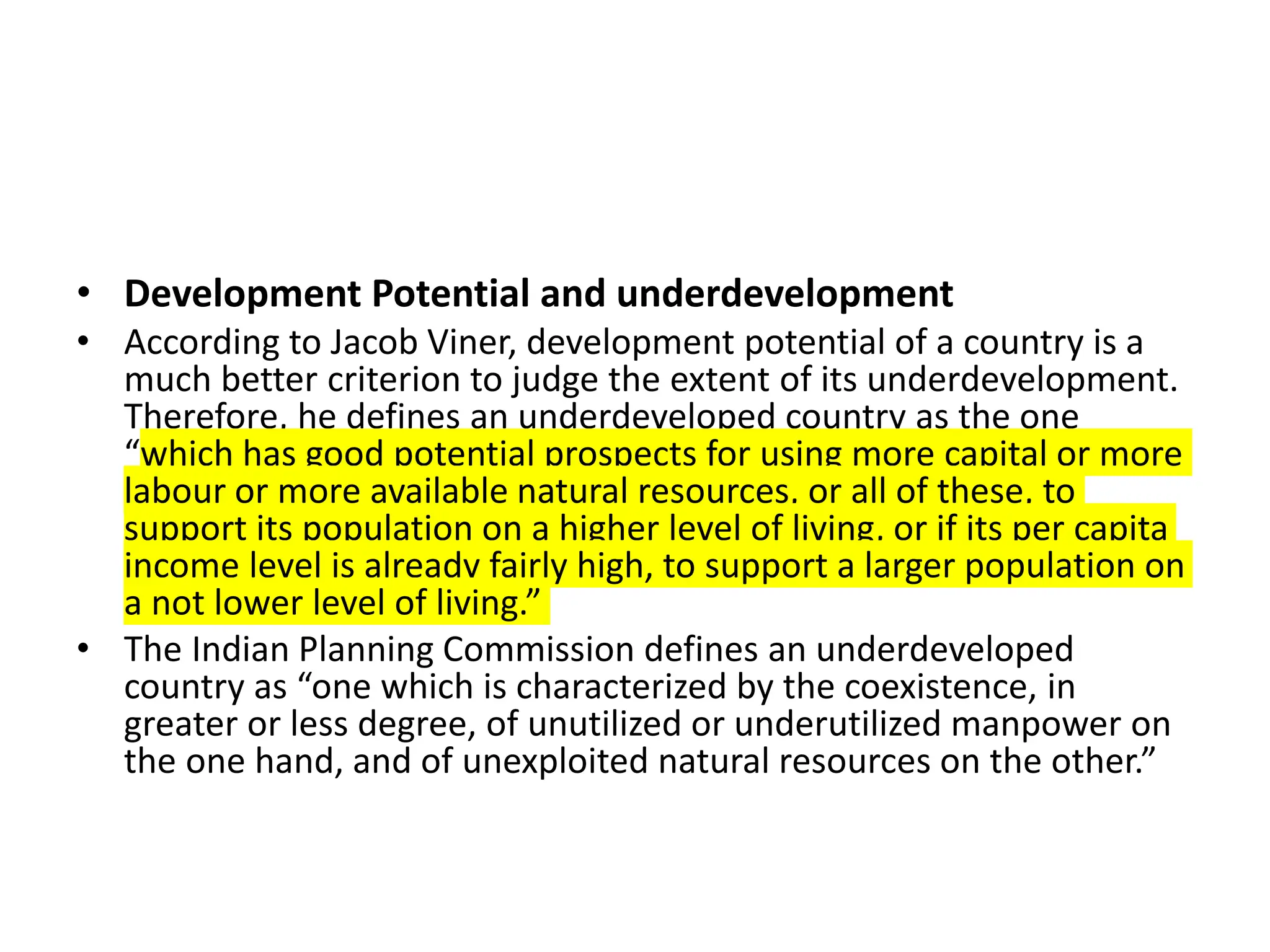 Concept of Underdevelopment and development.pptx
