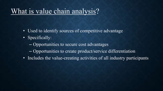 Concept of value chain | PPTX