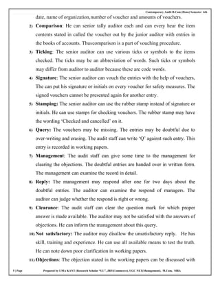 Concept of Vouching. B.Com(Hons) /B.Compdf | PDF