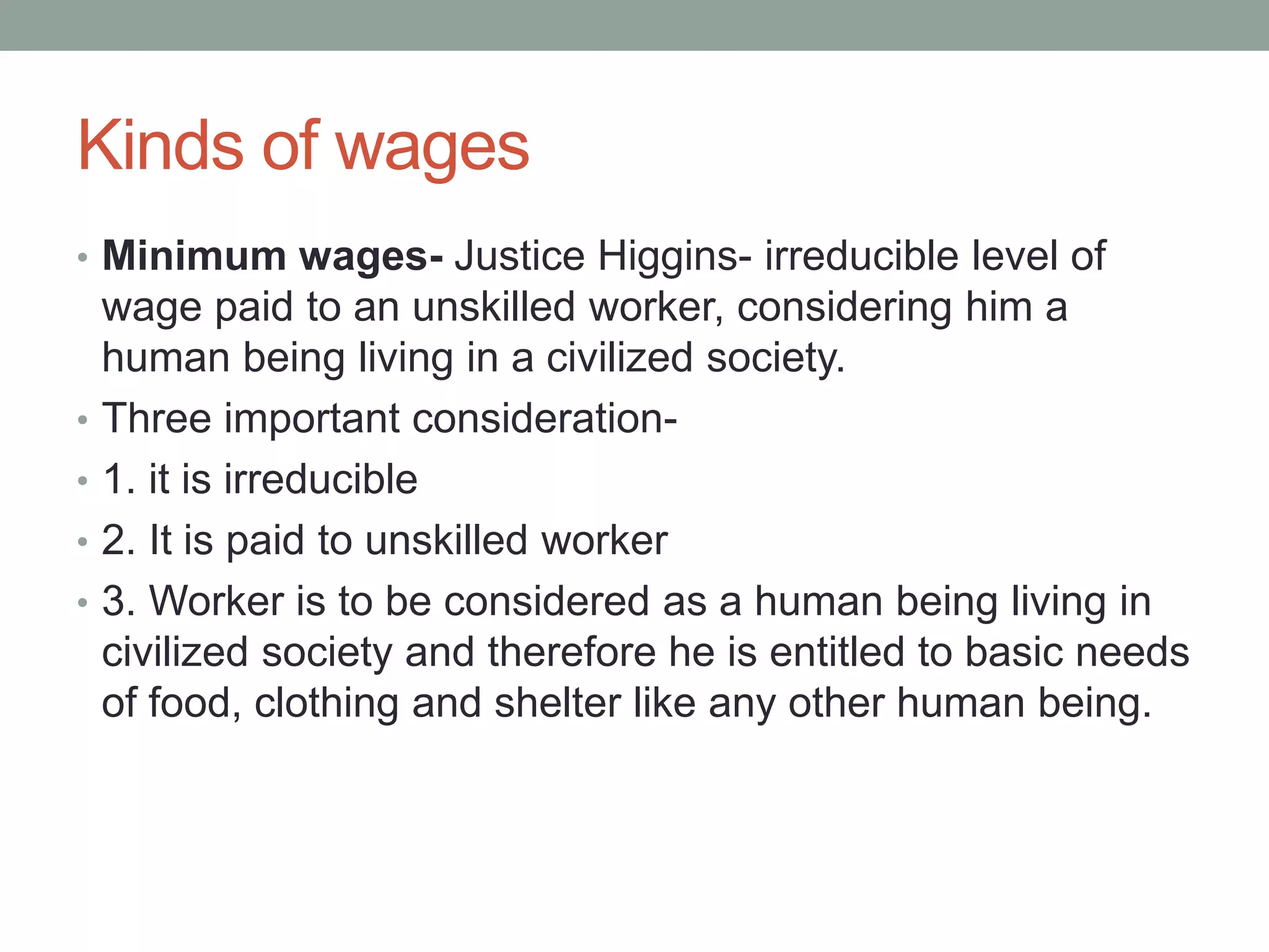 Concept of wages | PPTX
