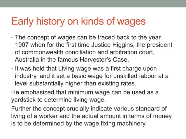 Concept of wages | PPTX | Business | Business and Finance