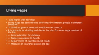 Concept of wages | PPTX