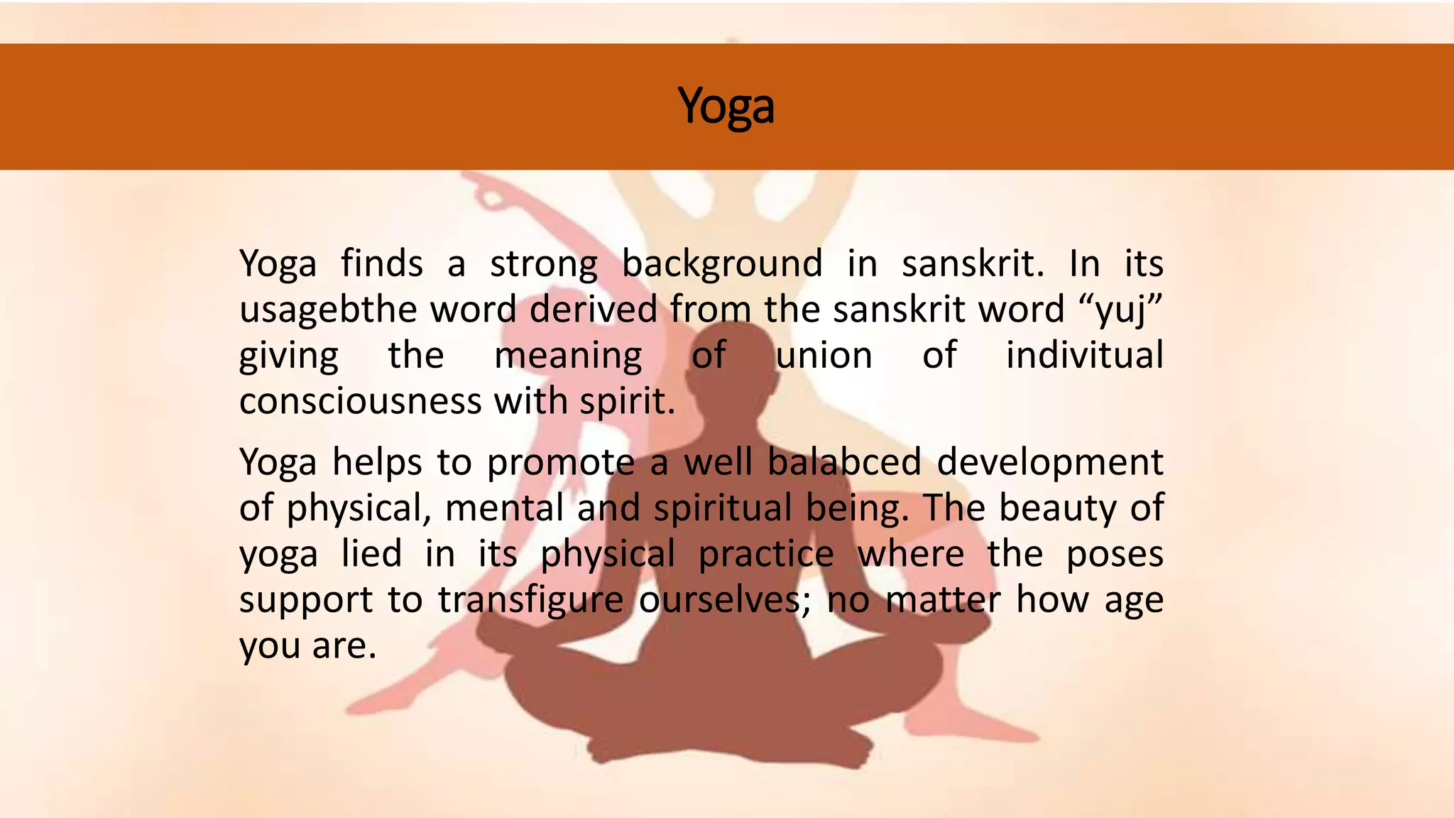 Concept of Yoga | PPTX