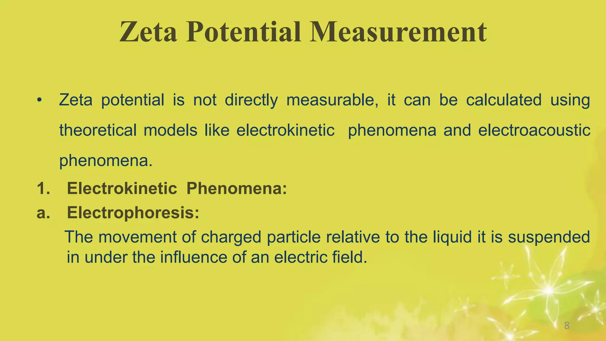 Concept of Zeta Potential | PPTX