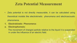 Concept of Zeta Potential | PPTX