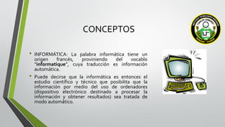 CONCEPTO DE INFORMÁTICA Y SUS GENERACIONES | PPT