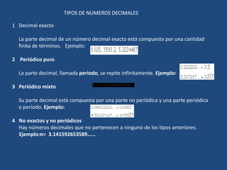 Concepto numero decimal | PPTX