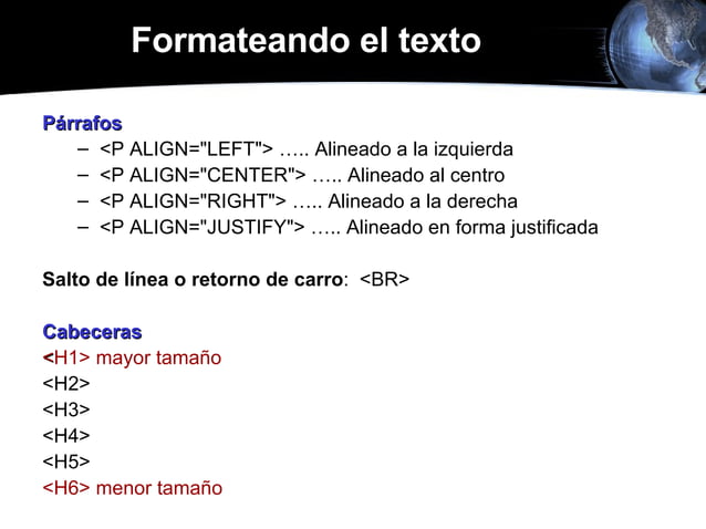 Conceptos básicos Html | PPT
