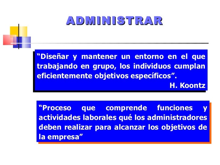 Administracion de empresas: Administracion