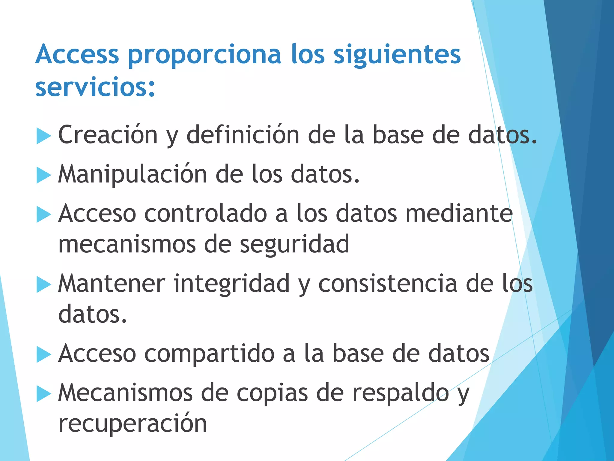 Conceptos Base de Datos.pptx | Databases | Computer Software and Applications