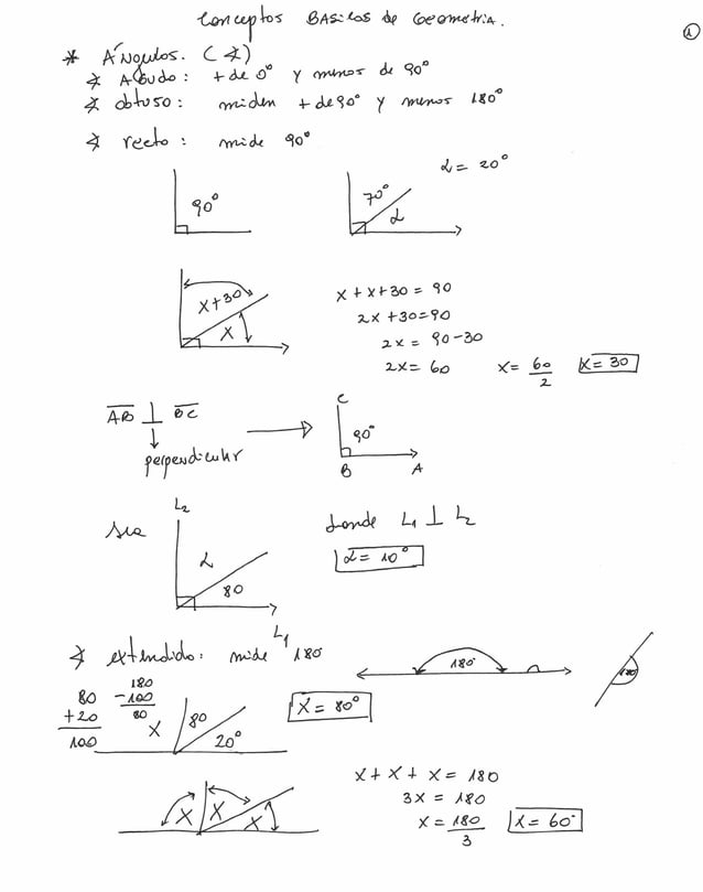 Conceptos basicos de geometria | PDF