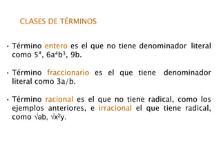 Conceptos basicos del algebra | PDF