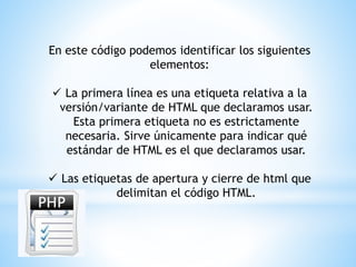 Conceptos basicos php | PPTX