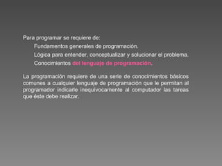 Conceptos Basicos Programacion | PPT
