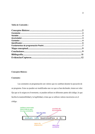 Conceptos básicos de programación PseInt | PDF