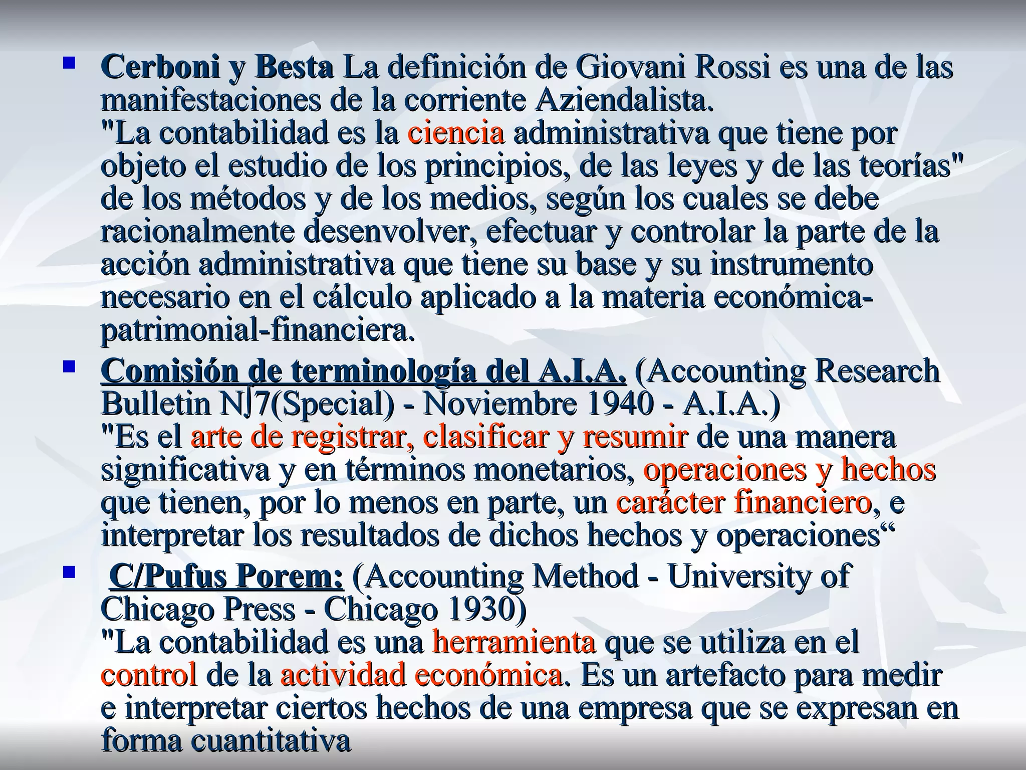 Conceptos De Contabilidad | PPT