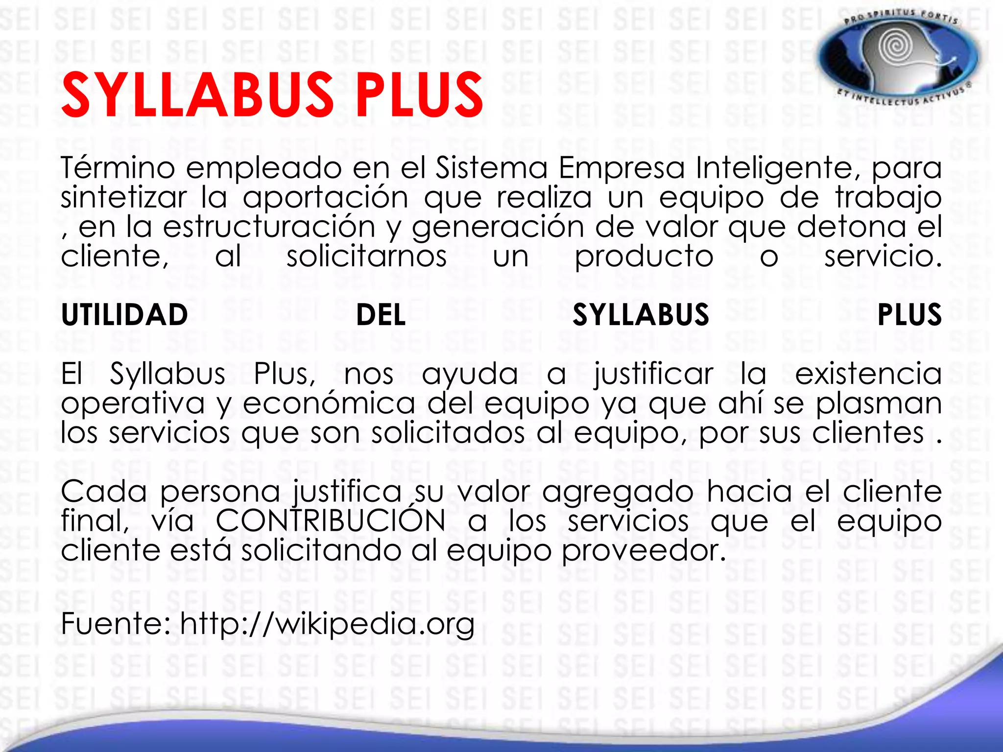 Conceptos Del Sei | PPTX