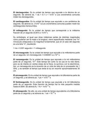 Conceptos de tiempo | DOCX