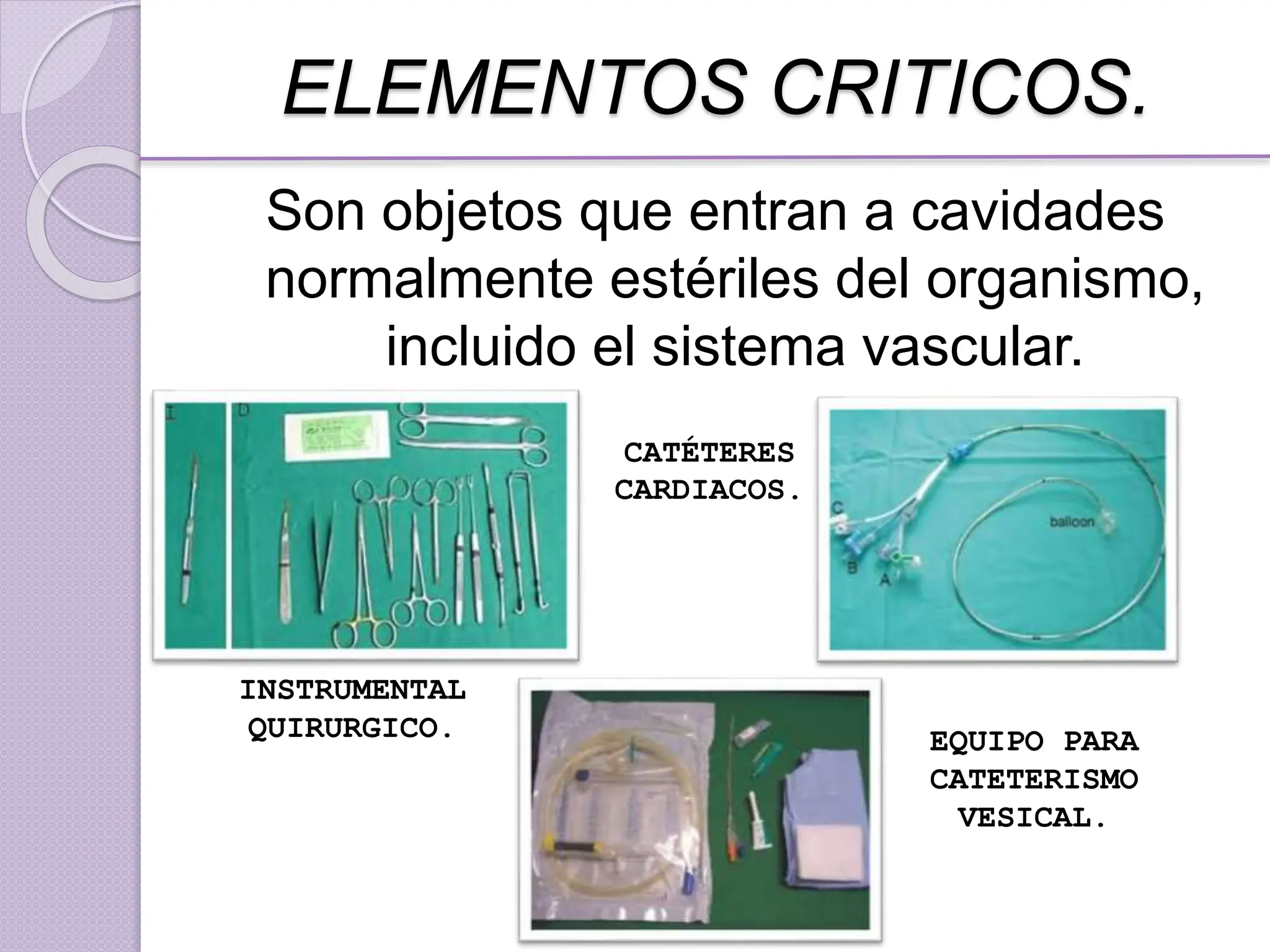 CONCEPTOS GENERALES-CLASIFICACION DE SPAULDING..pptx