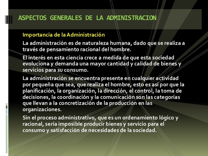 Conceptos Generales De La Administracion - ajore