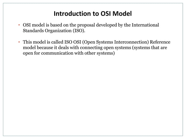 Concept of OSI Model_KSMS_BCA_4th_6th_Sem_Priyanka Bhattacharya_20th March 2020 | PPT
