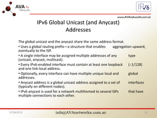 Conceptos ipv6, direccionamiento | PPT