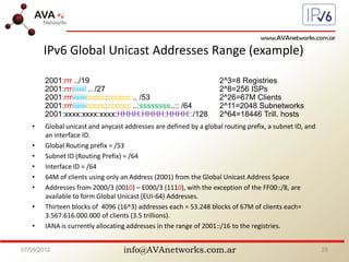 Conceptos ipv6, direccionamiento | PPT