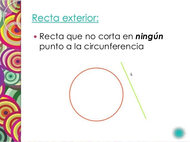 Conceptos y elementos de la circunferencia