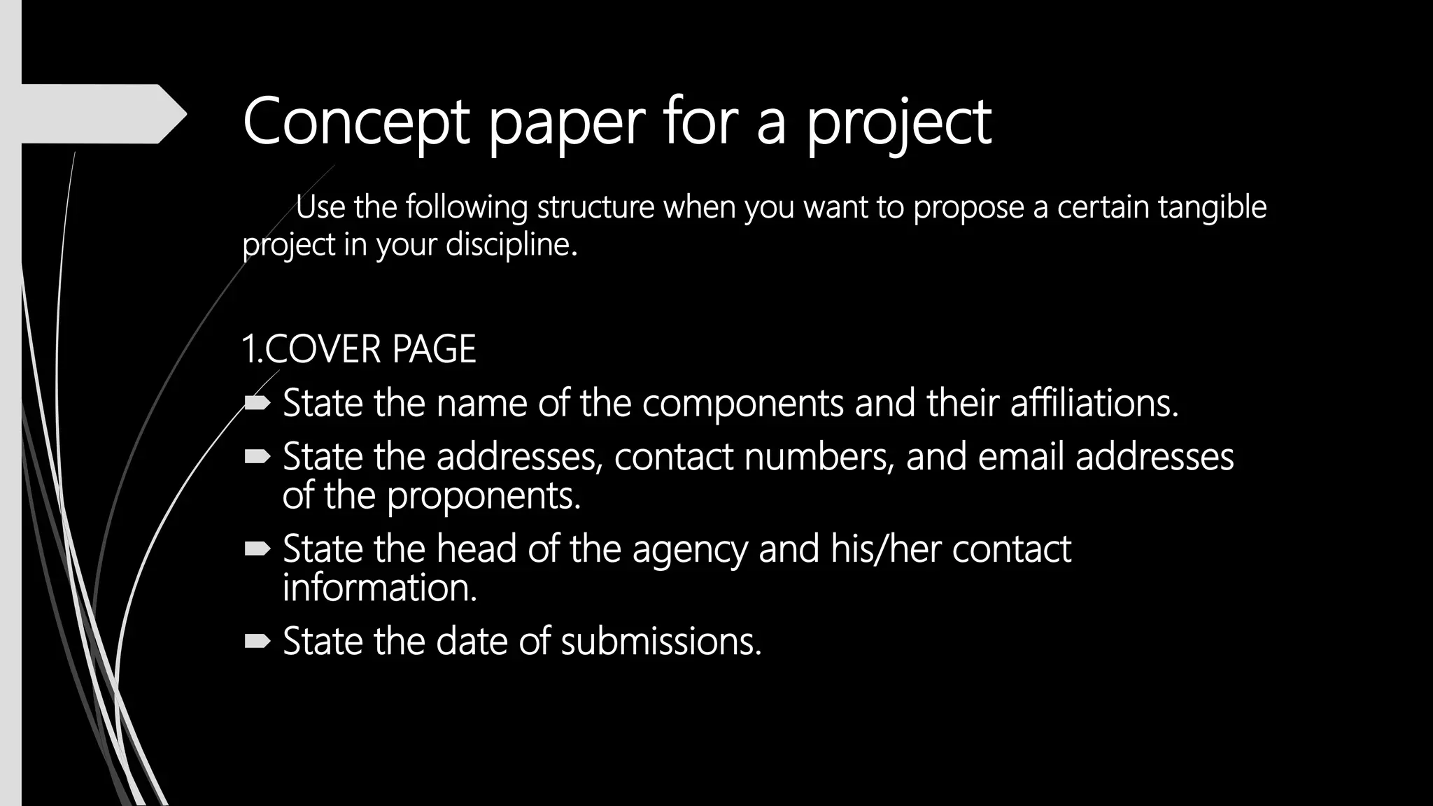 Concept paper | PPTX