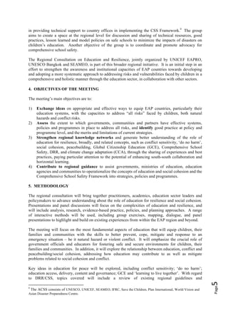 Concept Paper Education and Resilience in EAP | PDF