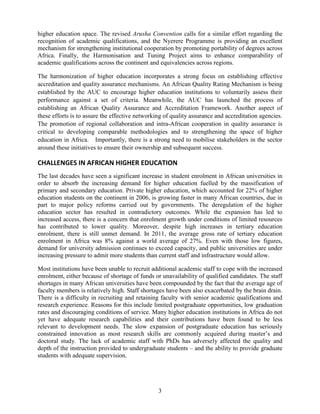 Concept paper for higher education summit | PDF